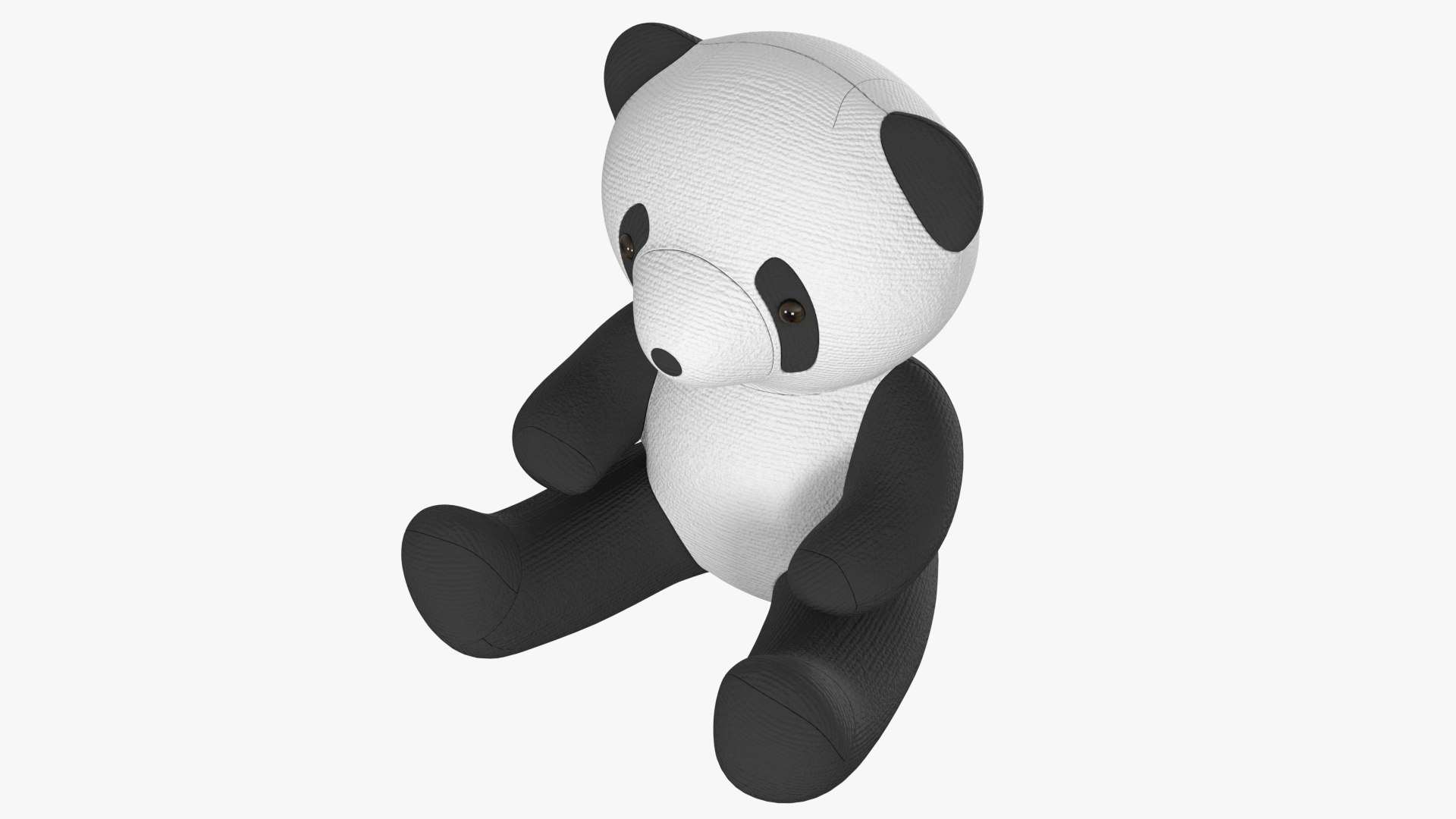 3D Stuffed Animal Panda Model - TurboSquid 1887429