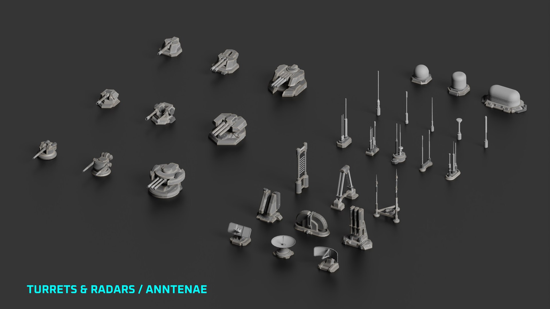 Spaceship Kitbash Pack 3D - TurboSquid 2184577