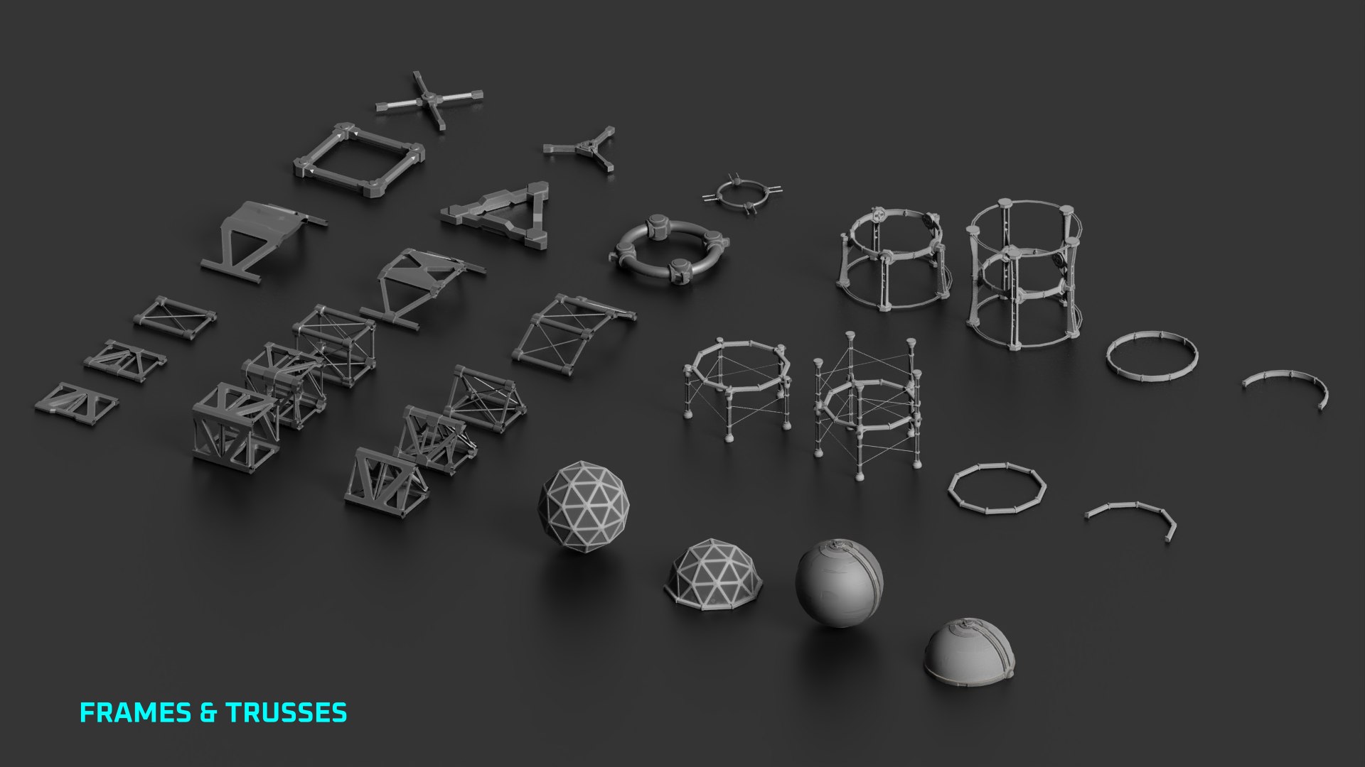 Spaceship Kitbash Pack 3D - TurboSquid 2184577