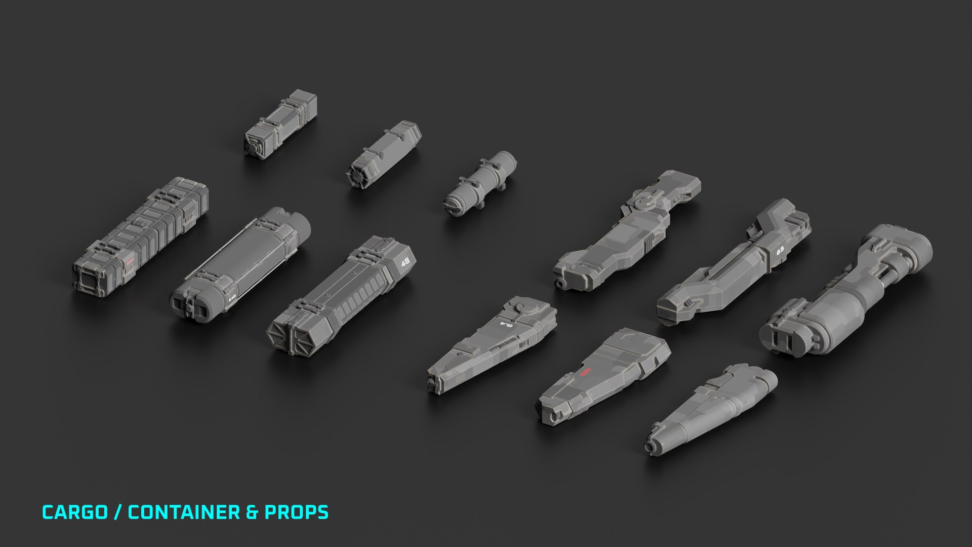Spaceship Kitbash Pack 3D - TurboSquid 2184577