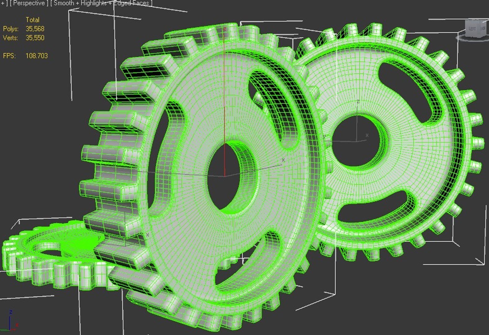 Free Gears 3d Model
