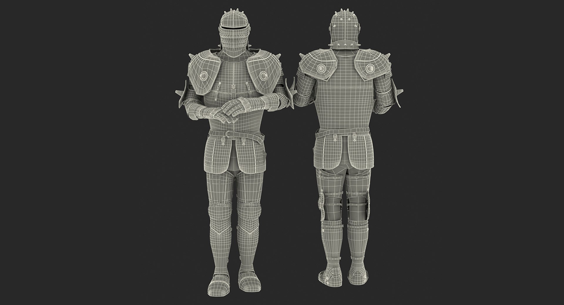 Medieval Knight Plates Armor Suit 3D Model - TurboSquid 1530705