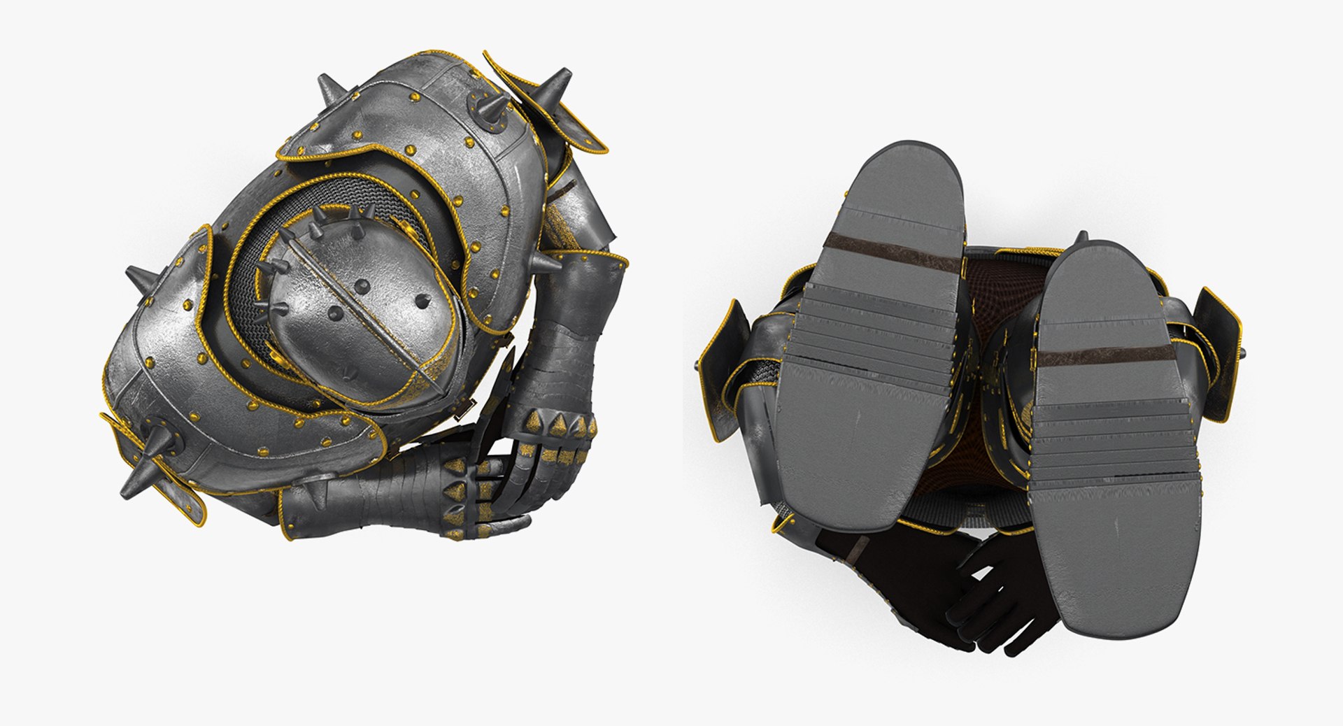 Medieval Knight Plates Armor Suit 3D Model - TurboSquid 1530705