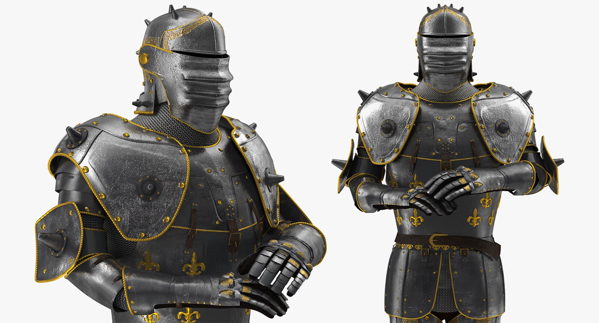 Medieval Knight Plates Armor Suit 3D Model - TurboSquid 1530705