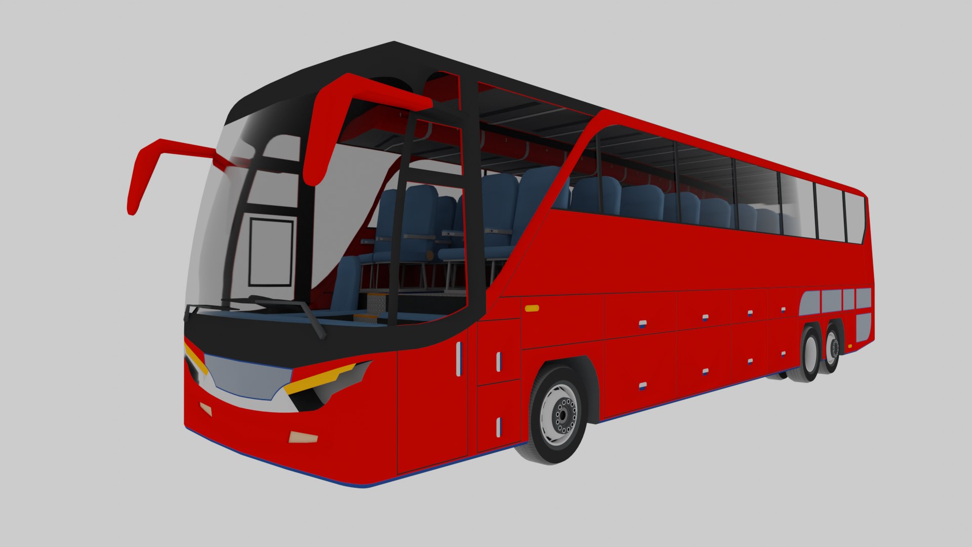 3D Model Coach Bus - TurboSquid 1869871