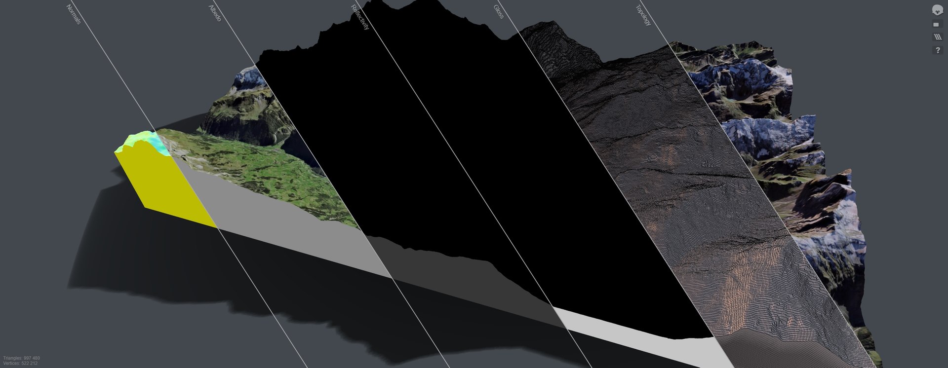 Mountain landscape Alps Switzerland 3D model - TurboSquid 1781499