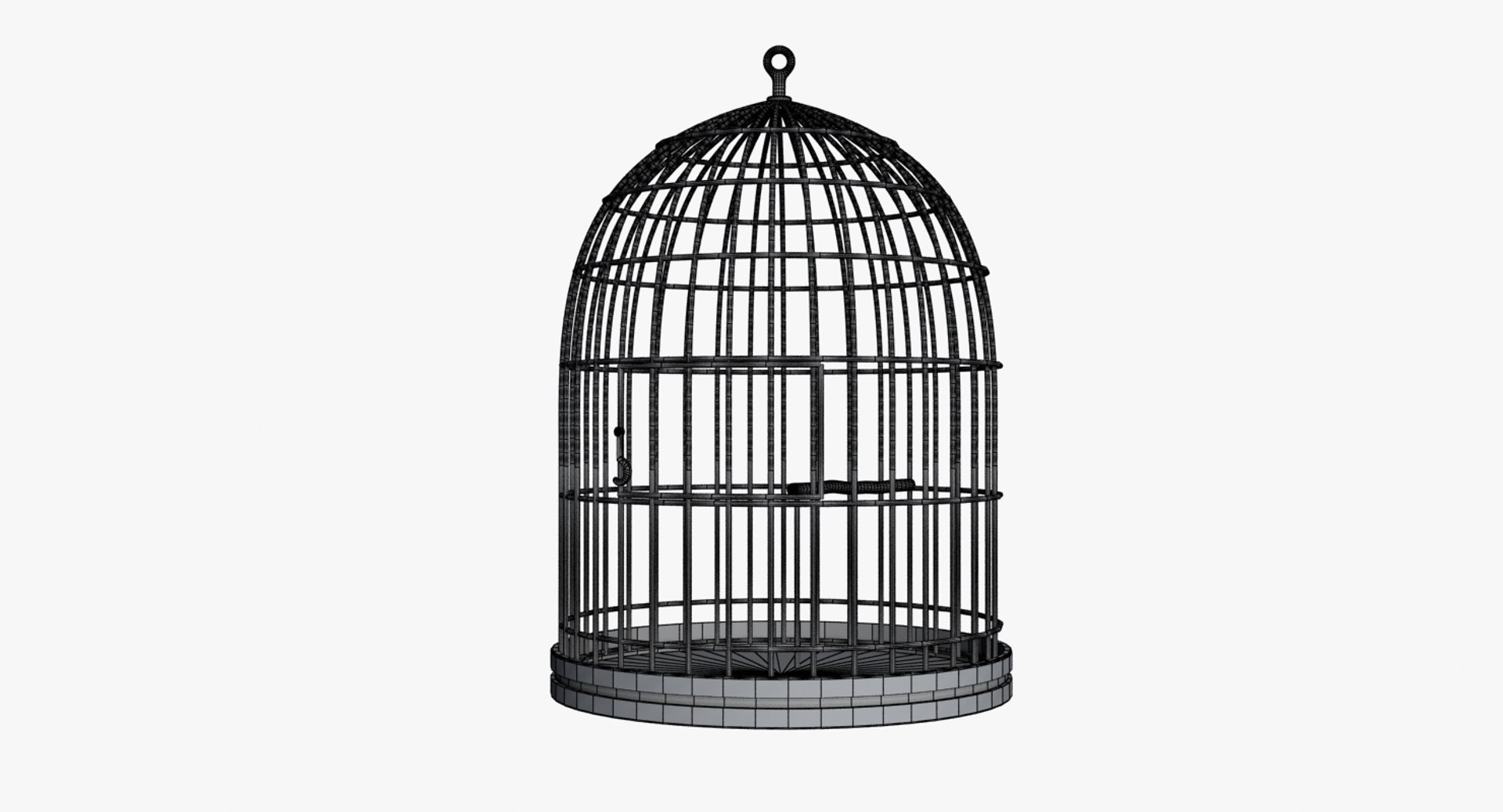 bird cage 3d model