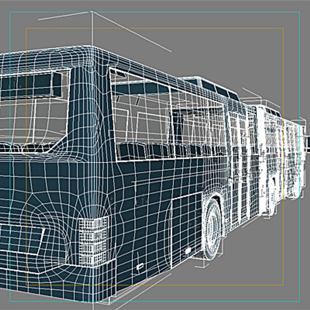 City Bus 3d Model