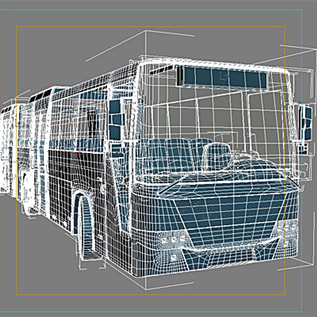 City Bus 3d Model