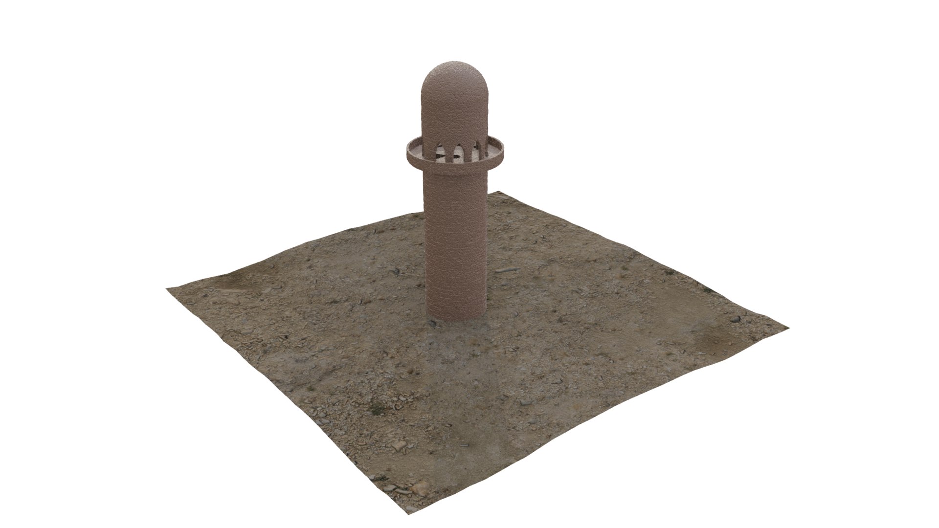 3D Model Desert Tower - TurboSquid 2373148