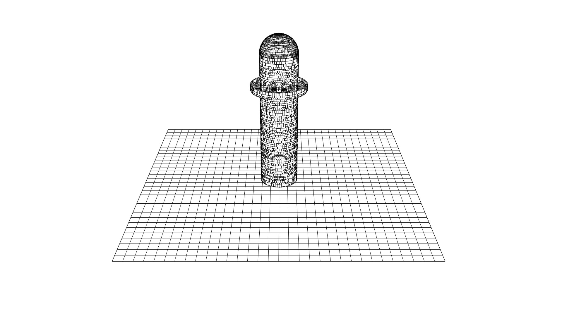 3D Model Desert Tower - TurboSquid 2373148