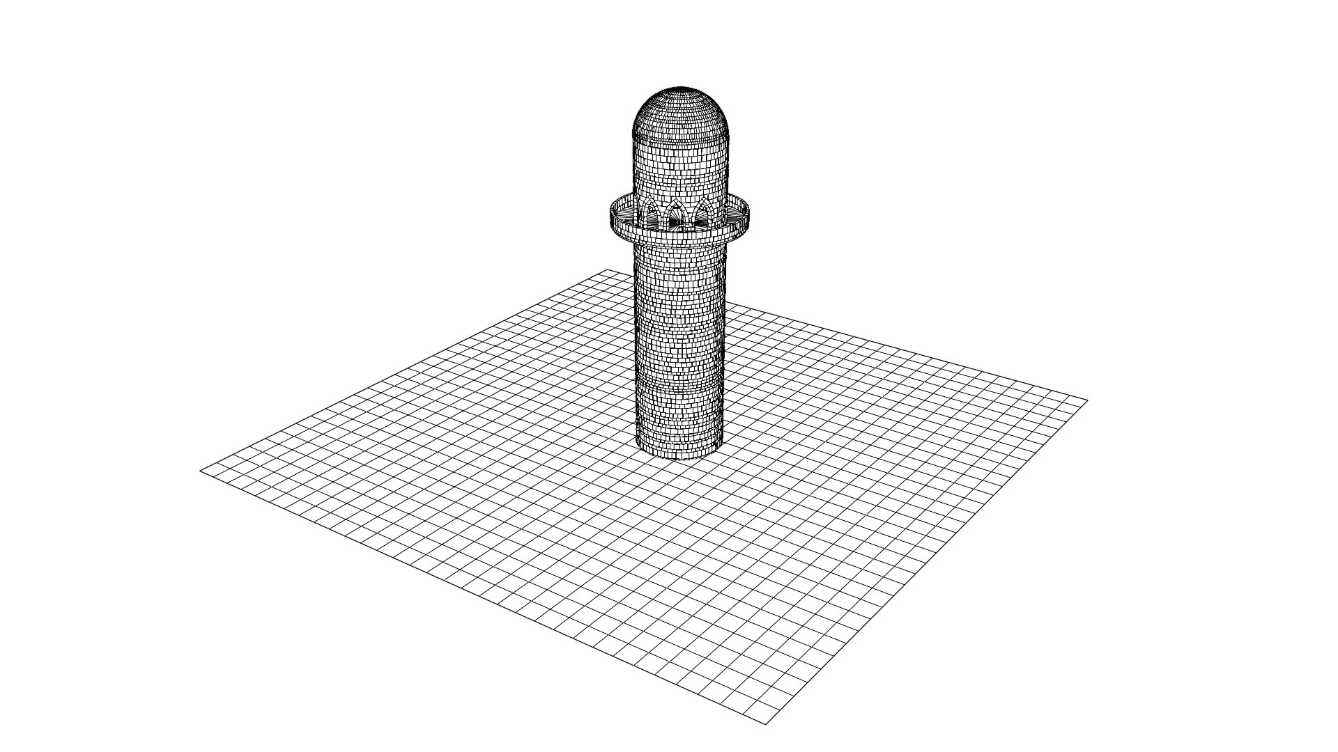 3D Model Desert Tower - TurboSquid 2373148