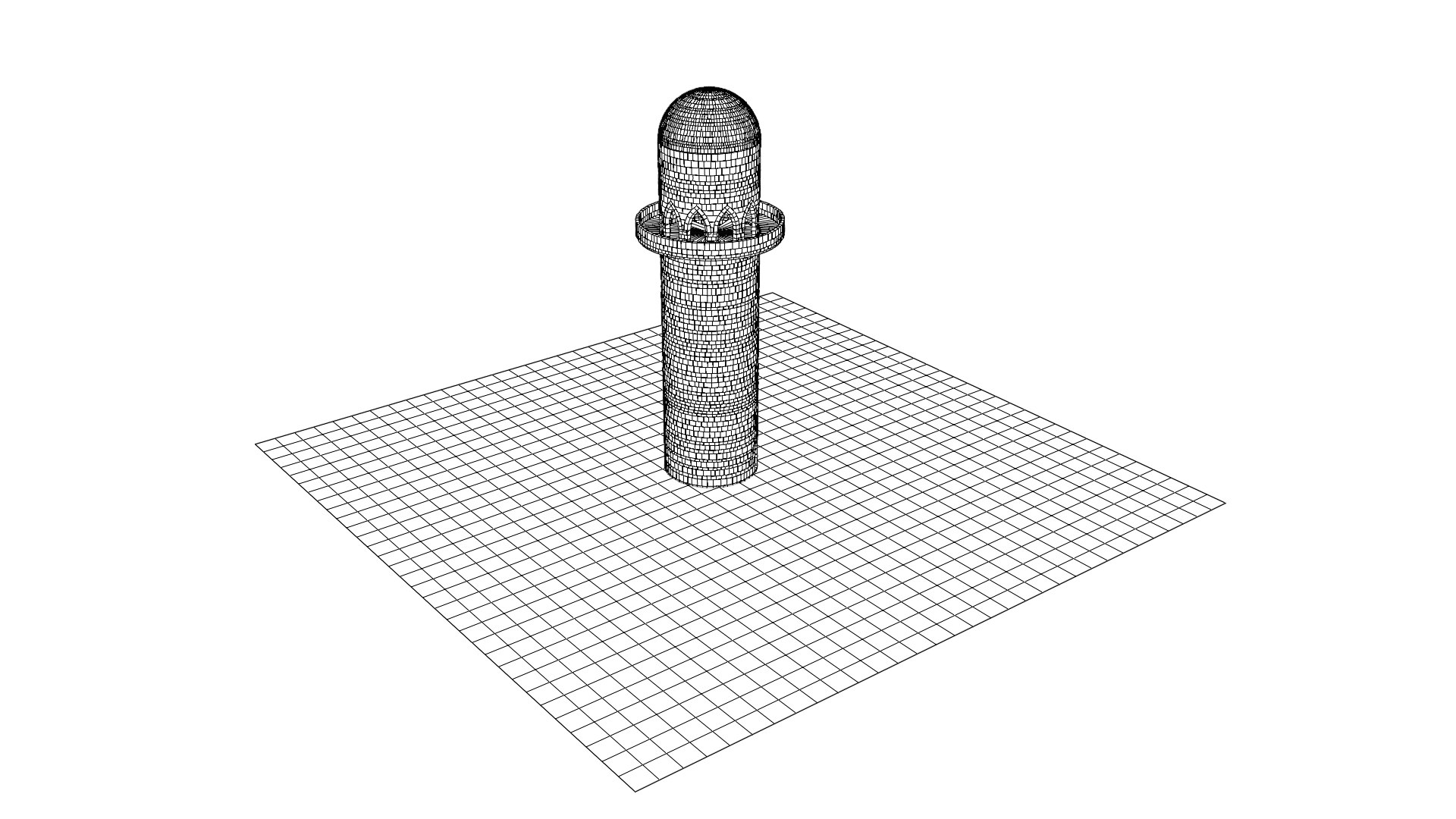 3D Model Desert Tower - TurboSquid 2373148