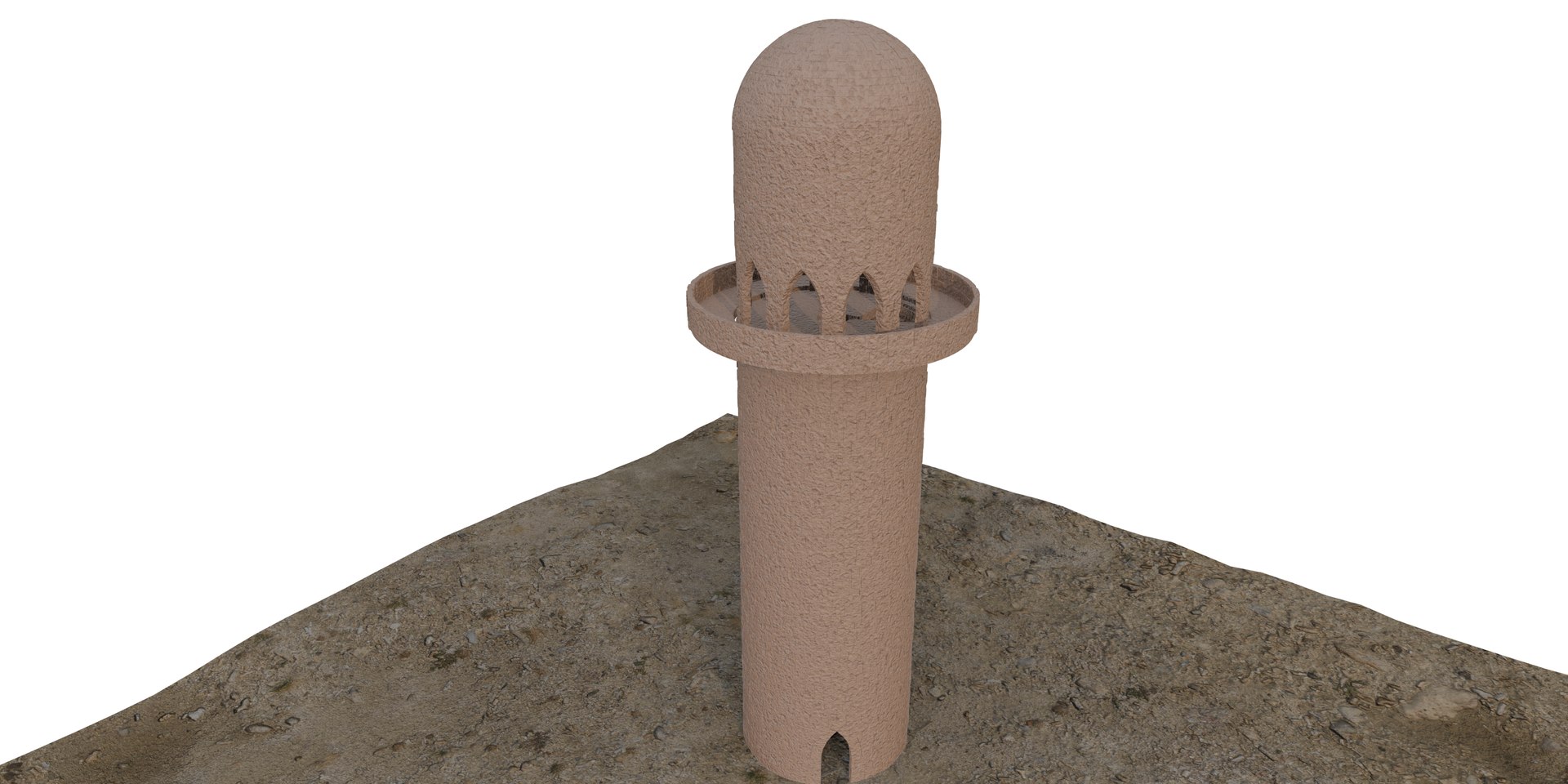 3D Model Desert Tower - TurboSquid 2373148