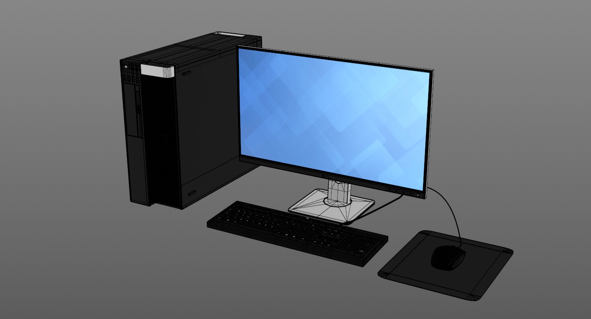 Dell Workstation Monitor 3D Model - TurboSquid 1156138