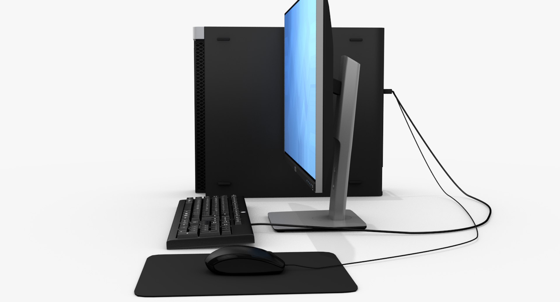Dell Workstation Monitor 3D Model - TurboSquid 1156138