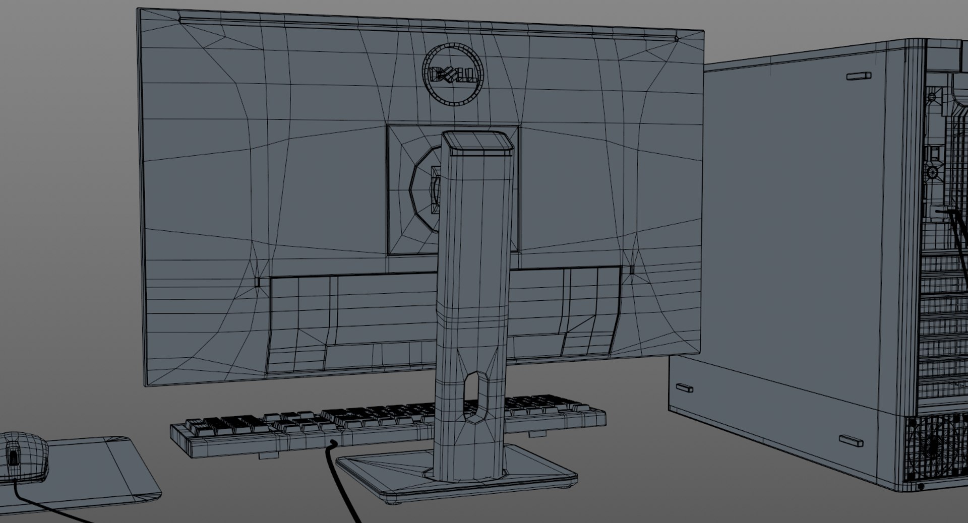 Dell Workstation Monitor 3D Model - TurboSquid 1156138