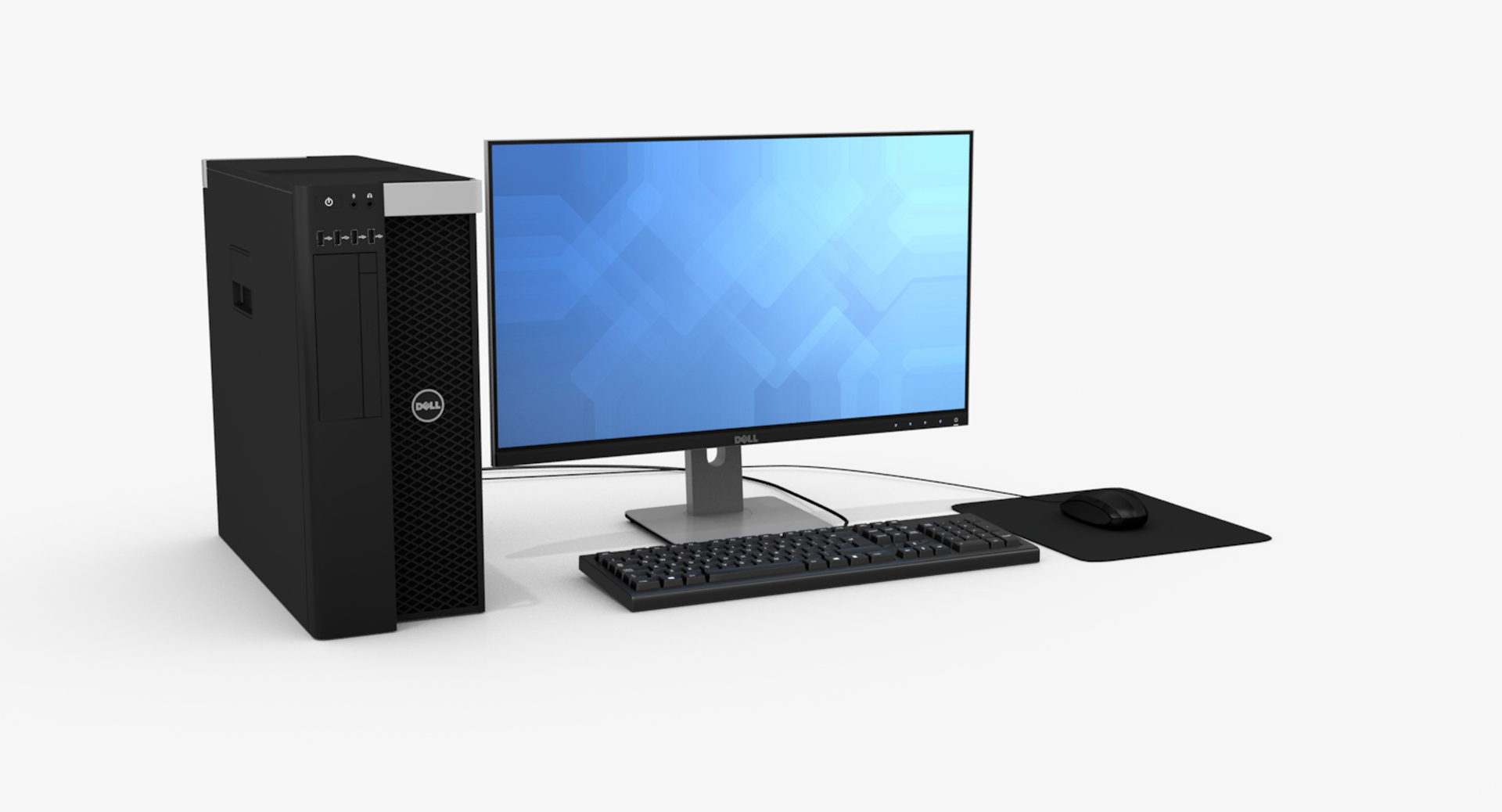 Dell Workstation Monitor 3D Model - TurboSquid 1156138