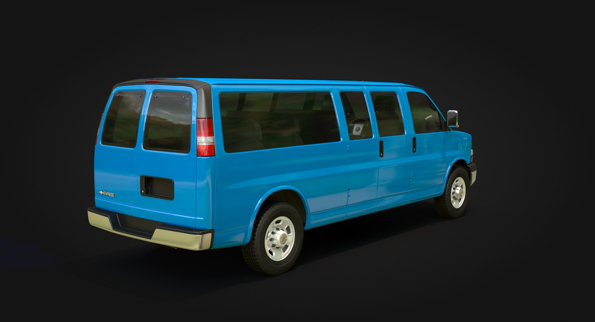 Chevy Express Bus 3D - TurboSquid 1302727