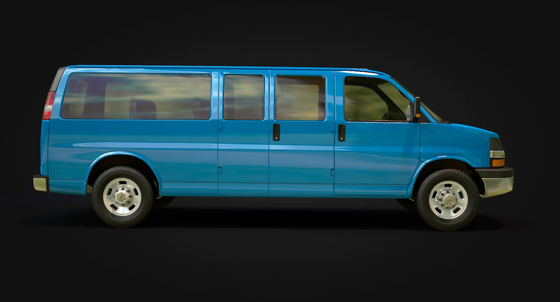 Chevy Express Bus 3D - TurboSquid 1302727