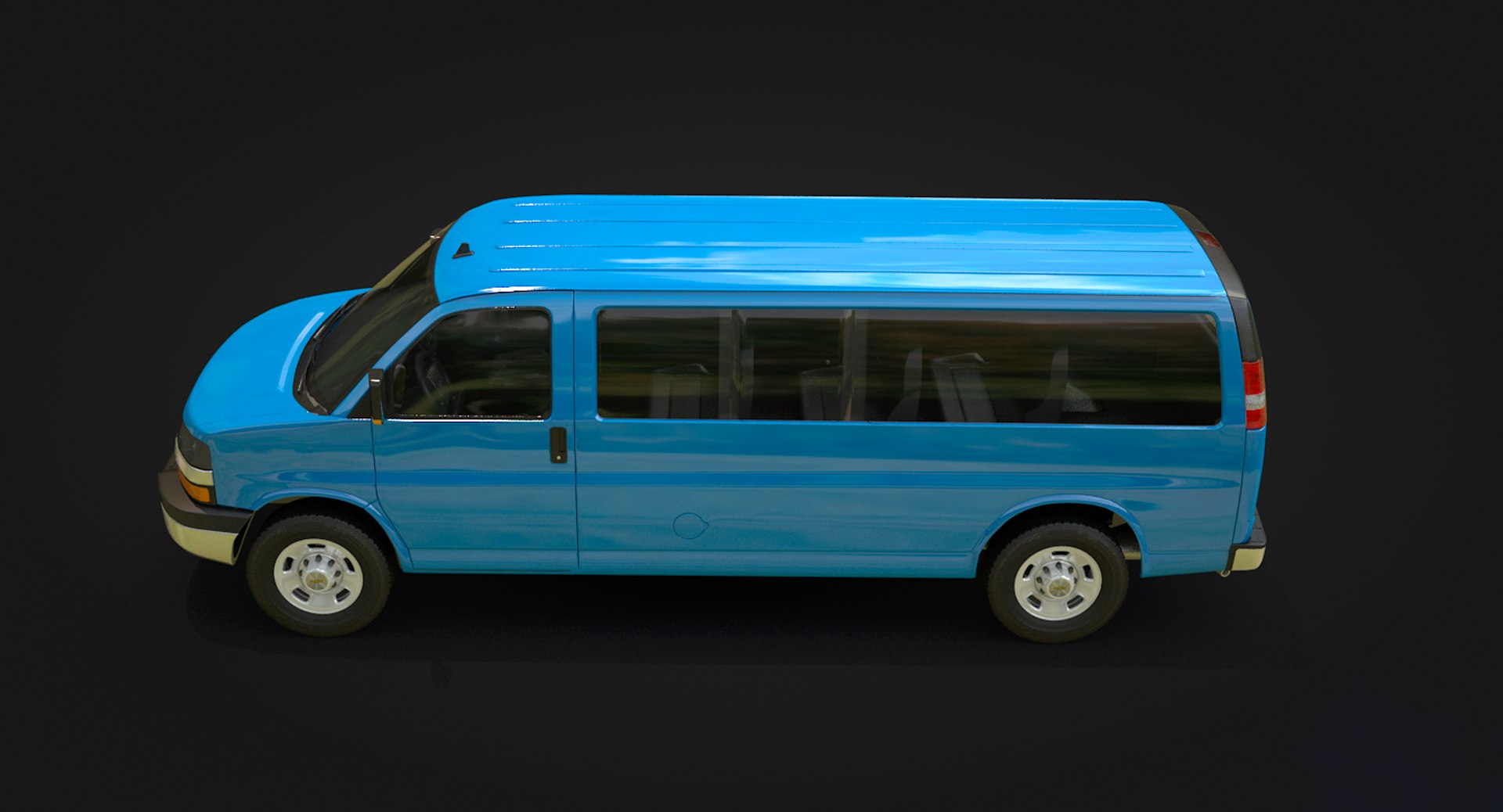 Chevy Express Bus 3D - TurboSquid 1302727