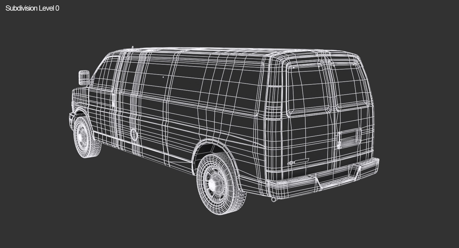 Chevy Express Bus 3D - TurboSquid 1302727