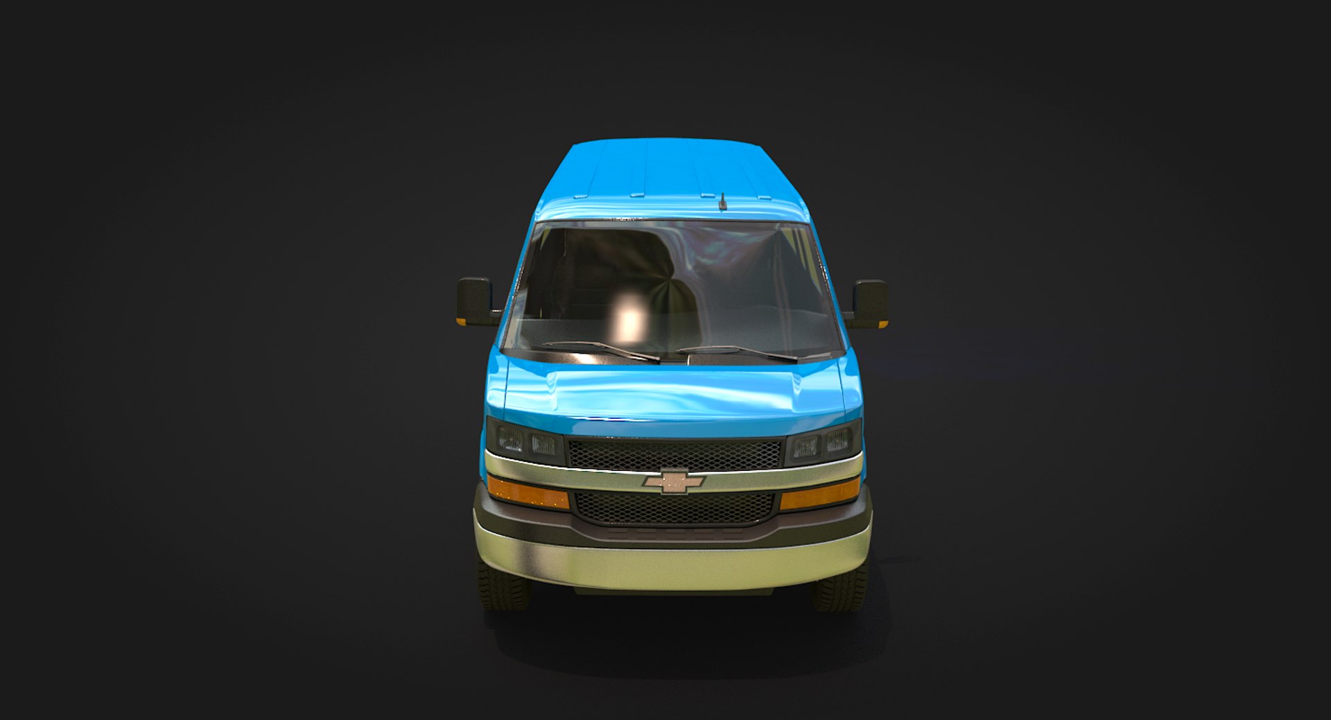 Chevy Express Bus 3D - TurboSquid 1302727