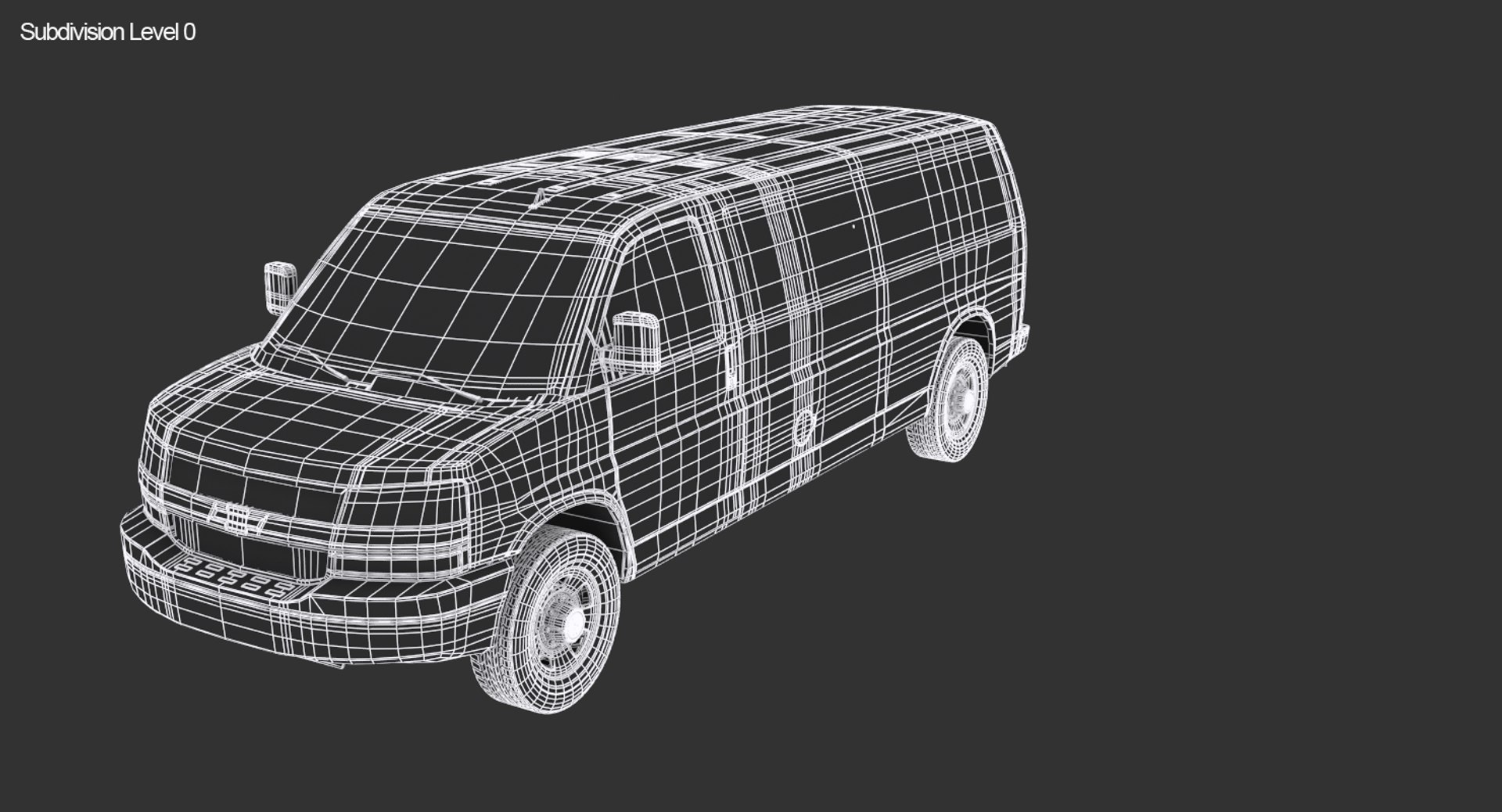 Chevy Express Bus 3D - TurboSquid 1302727