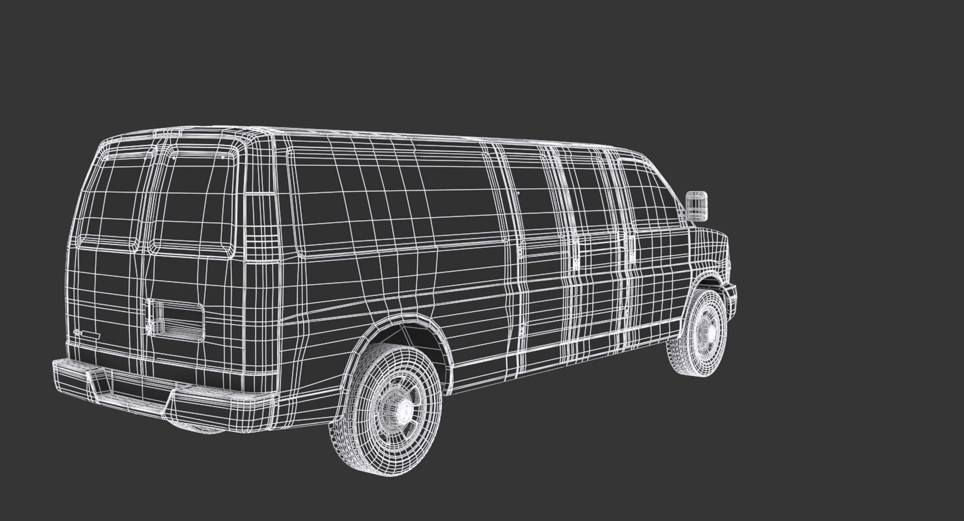 Chevy Express Bus 3D - TurboSquid 1302727