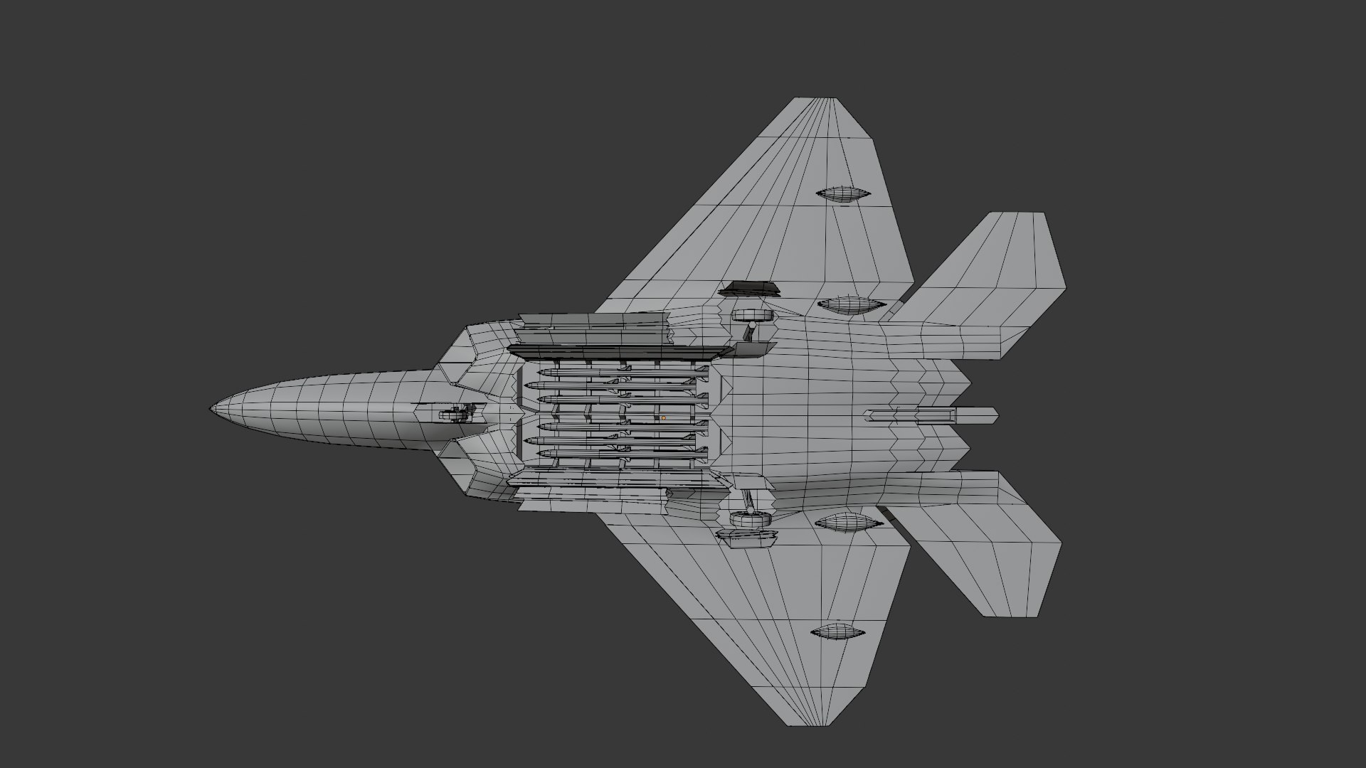 3D Lockheed Martin F-22 Raptor - Low Poly Model - TurboSquid 2347346