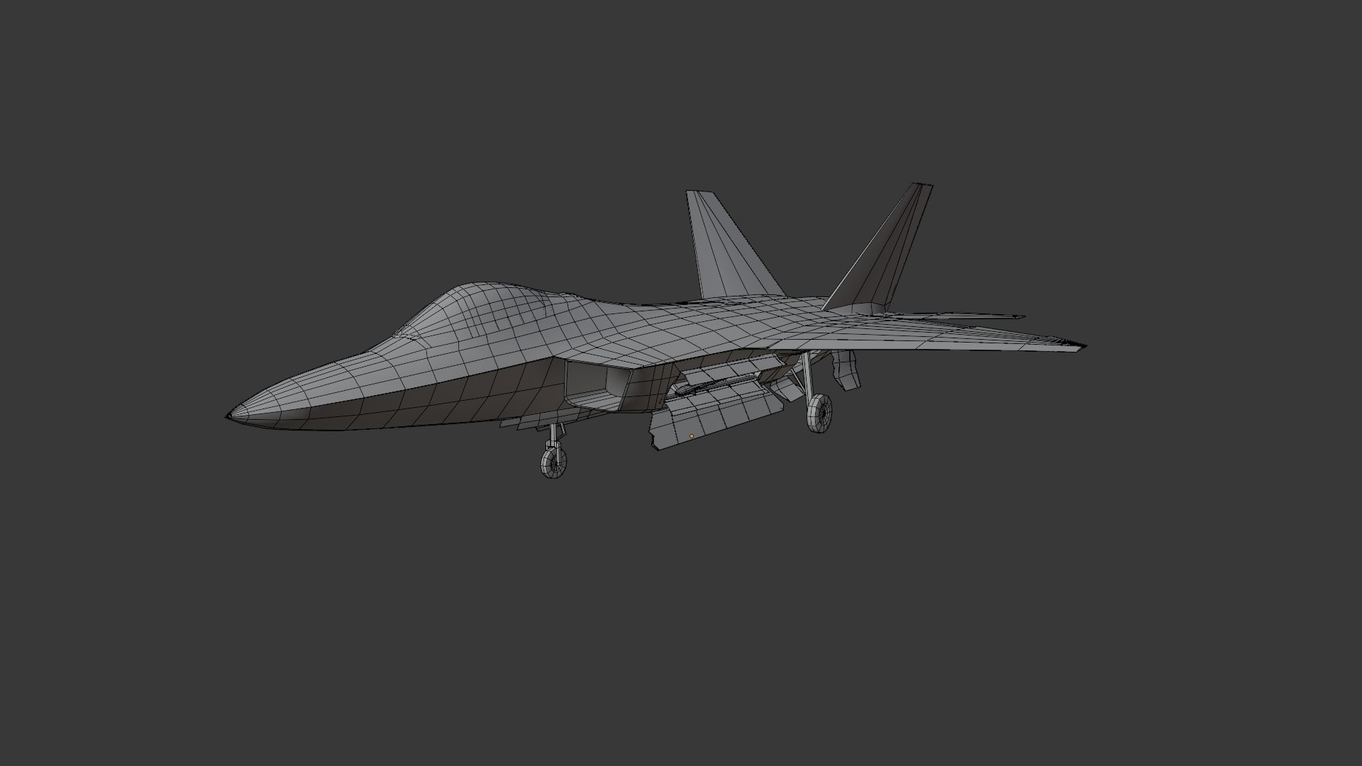 3D Lockheed Martin F-22 Raptor - Low Poly Model - TurboSquid 2347346