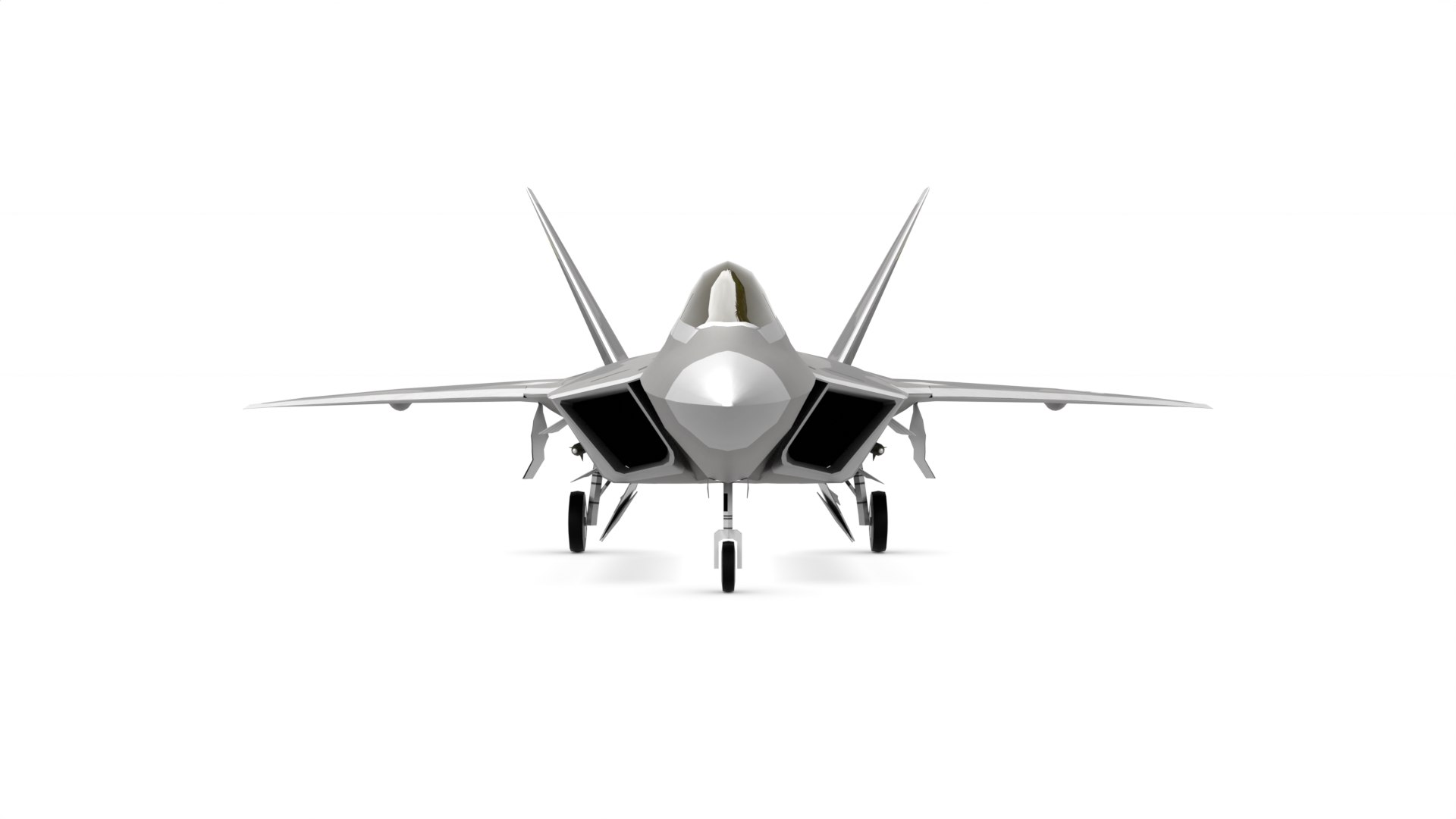3D Lockheed Martin F-22 Raptor - Low Poly Model - TurboSquid 2347346