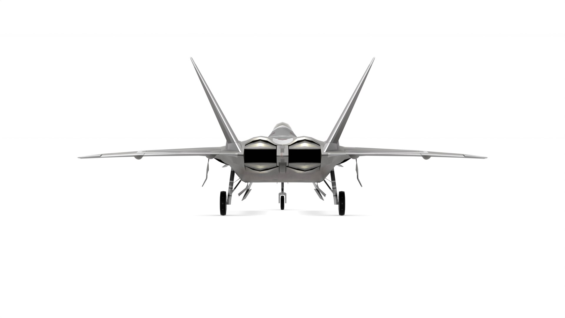 3D Lockheed Martin F-22 Raptor - Low Poly Model - TurboSquid 2347346