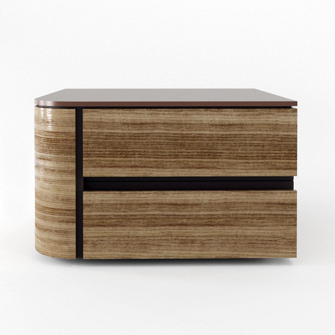Bedside Table 3D Model - TurboSquid 1290553