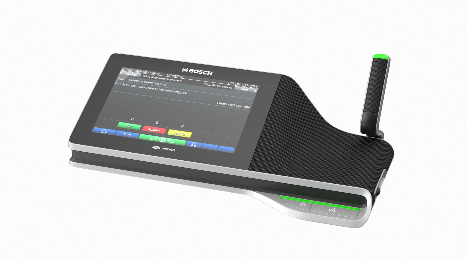 Bosch Dicentis Multimedia Device With Directive Microphone 3D Model - TurboSquid 1797861