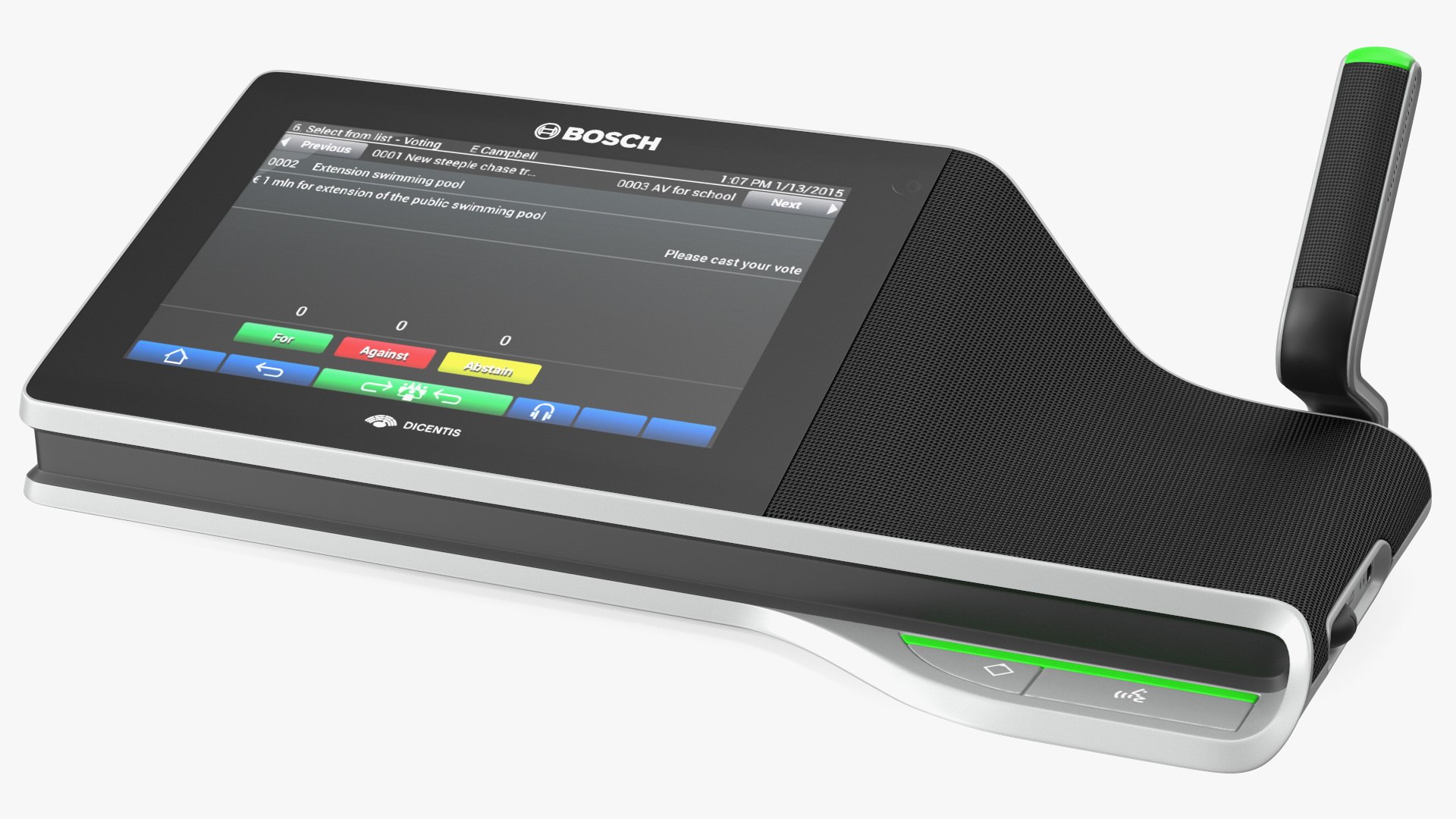 Bosch Dicentis Multimedia Device with Directive Microphone 3D model - TurboSquid 1797861