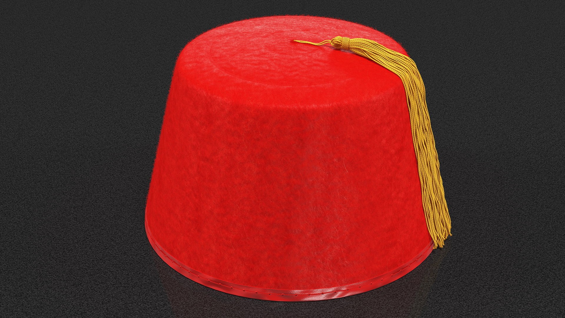Traditional Arabic Red Fez 3D - TurboSquid 1682074