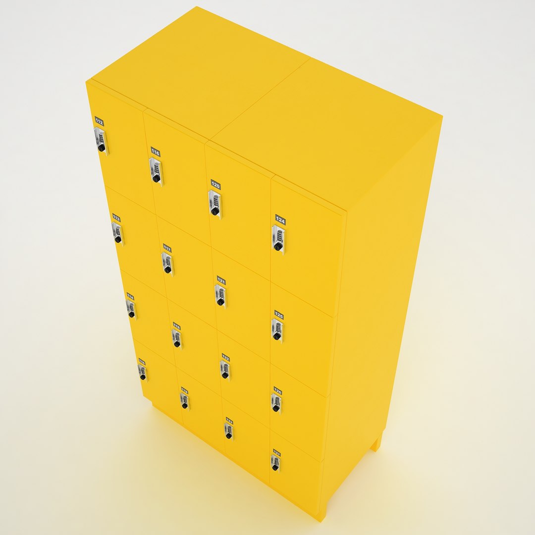 Commercial Lockers Lock 3D Model - TurboSquid 1436813