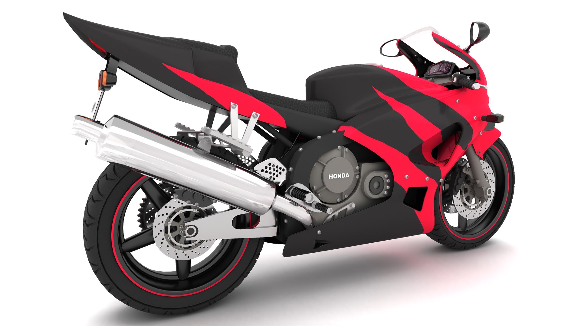 Honda CBR Motorbike 3D Model - TurboSquid 2138841