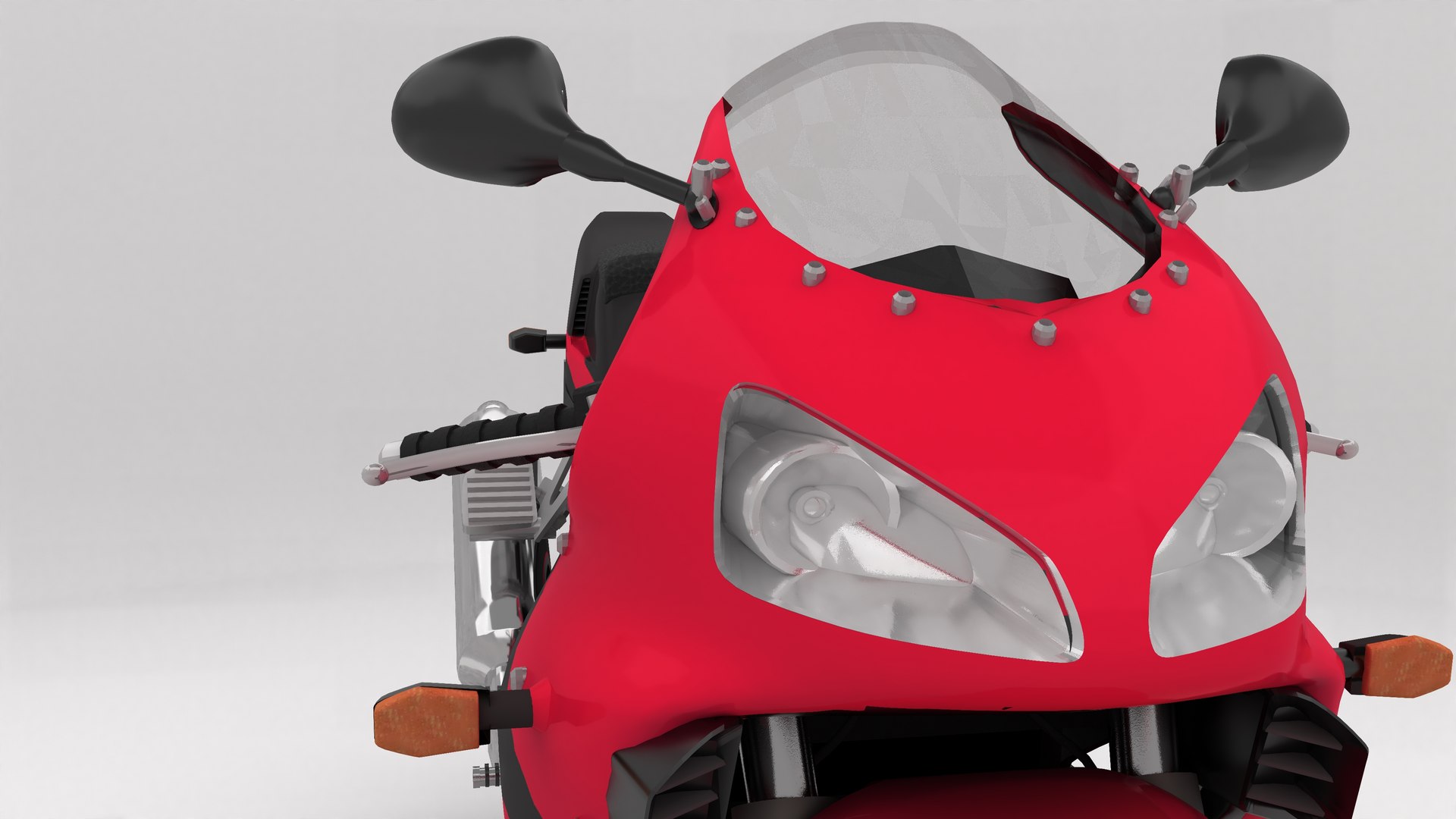 Honda CBR Motorbike 3D Model - TurboSquid 2138841