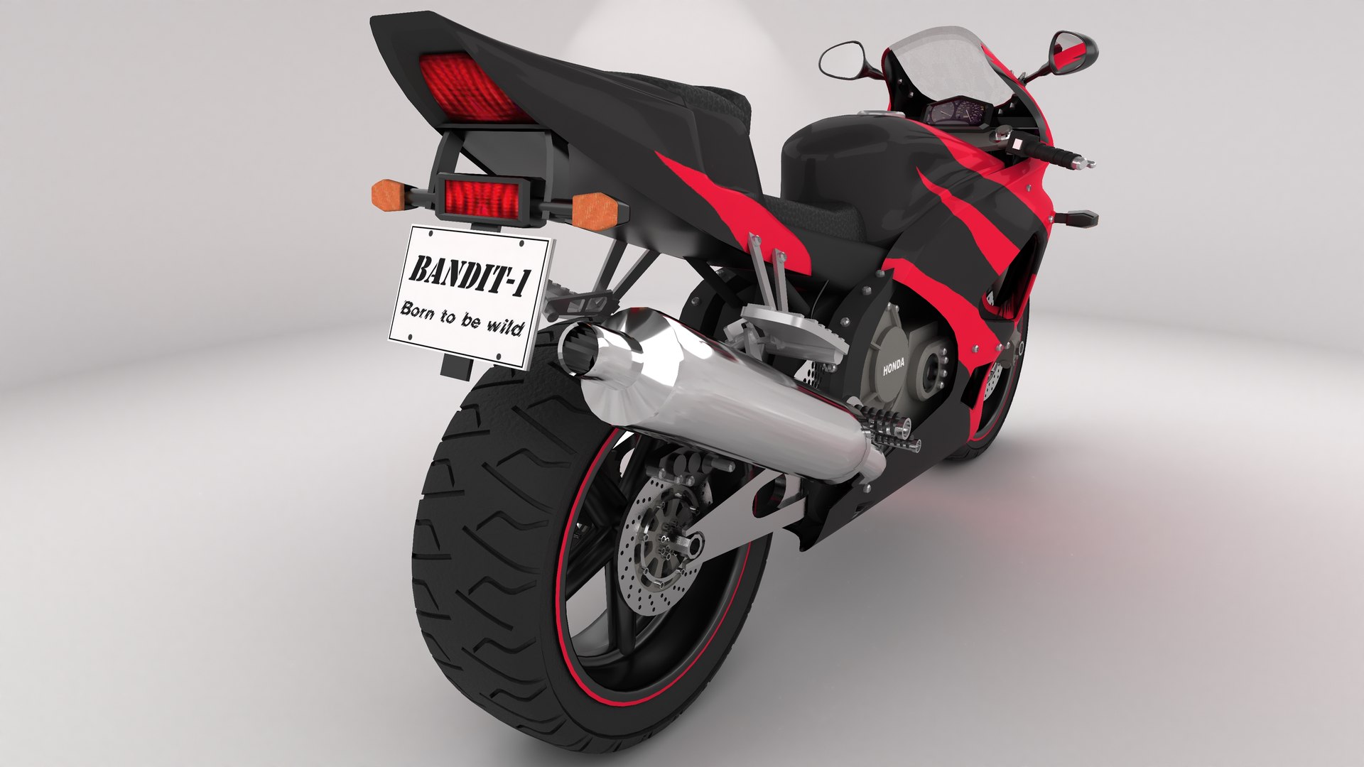 Honda CBR Motorbike 3D Model - TurboSquid 2138841