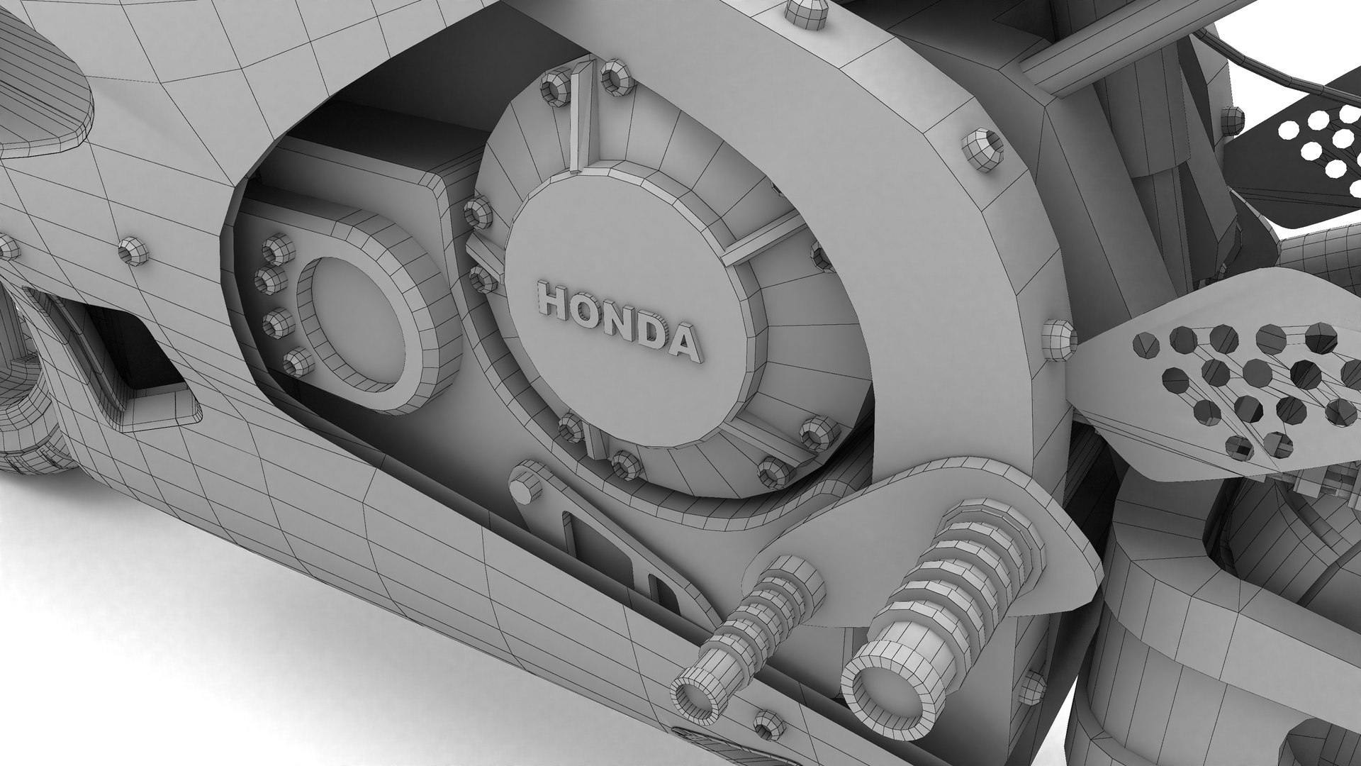 Honda CBR Motorbike 3D model - TurboSquid 2138841