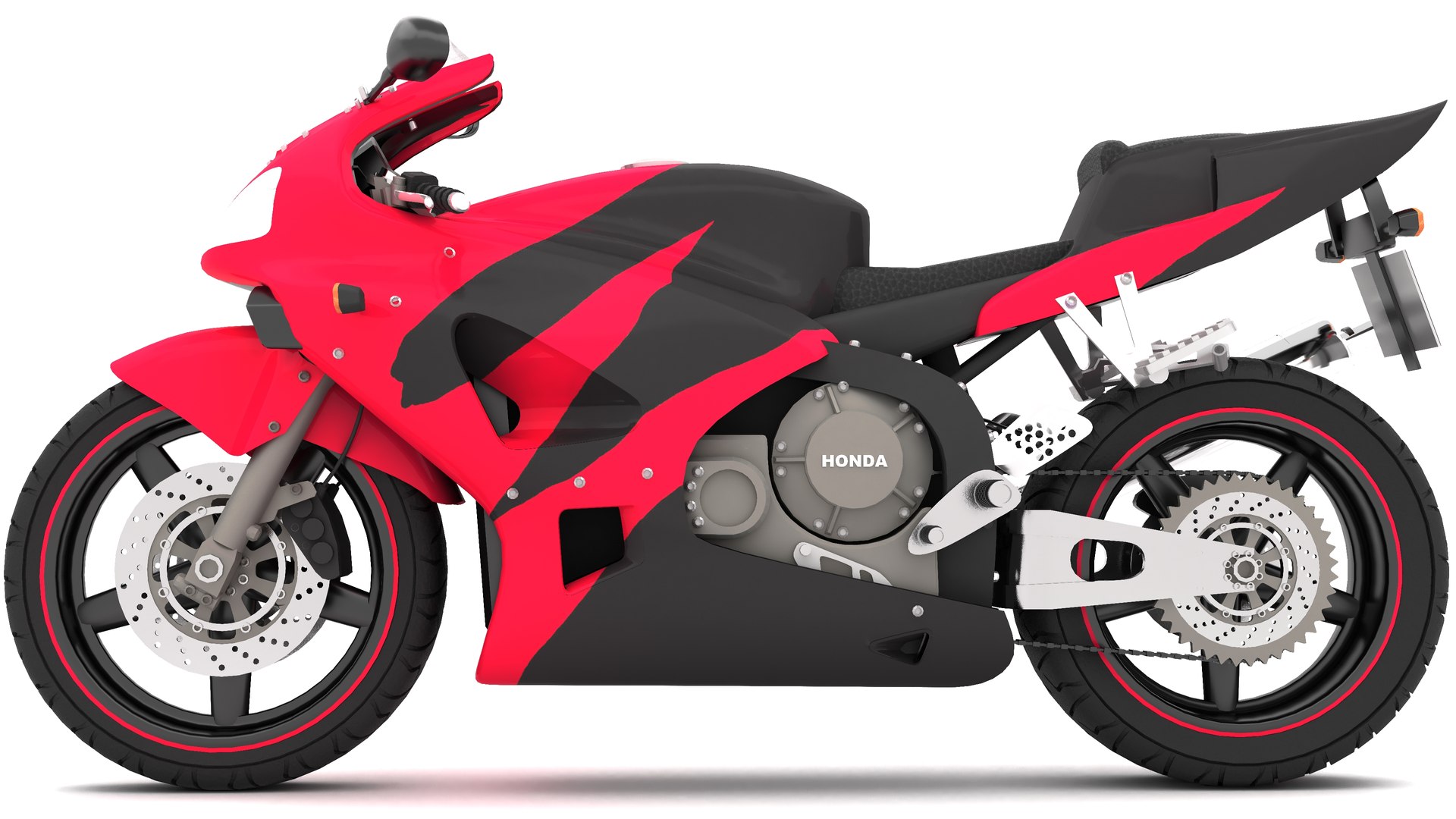 Honda CBR Motorbike 3D Model - TurboSquid 2138841