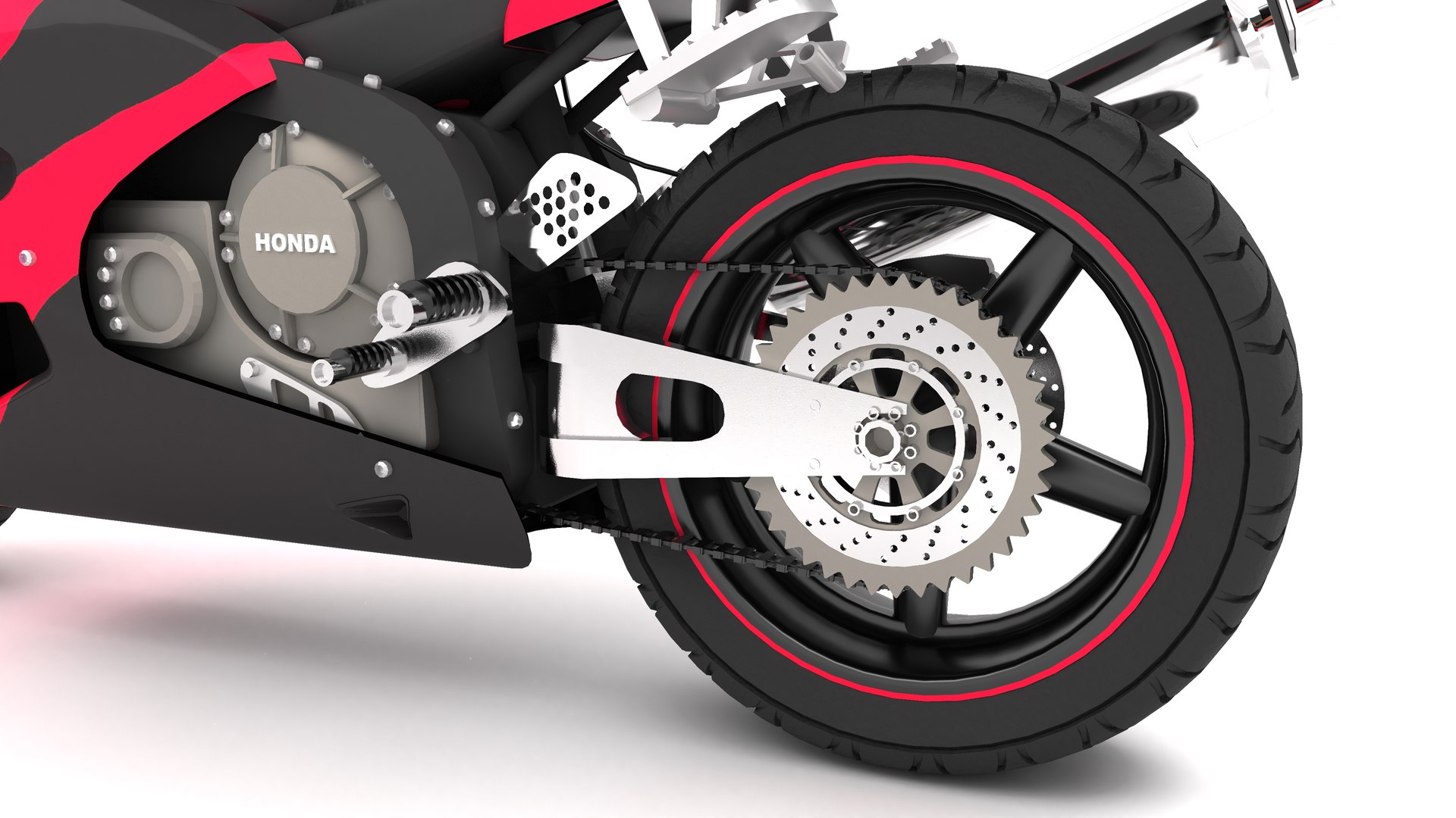 Honda CBR Motorbike 3D Model - TurboSquid 2138841