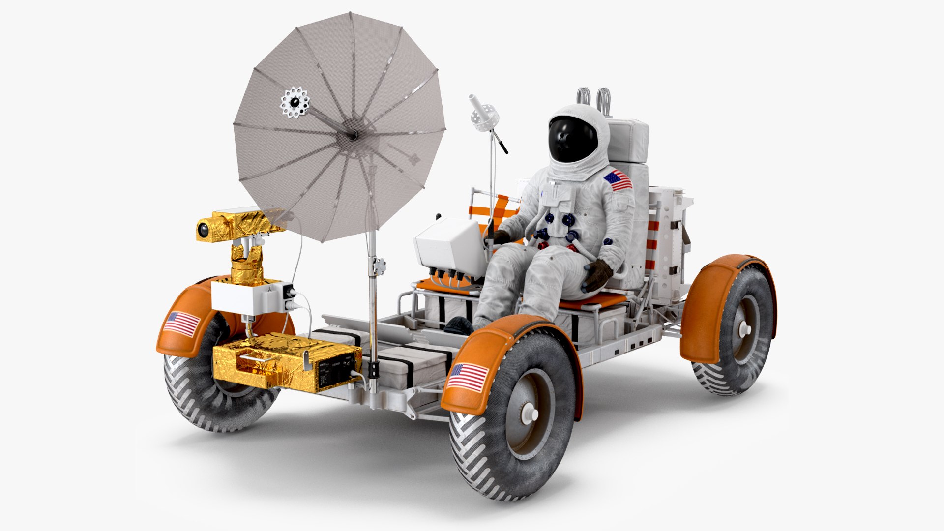 The Apollo Lunar Roving Vehicle