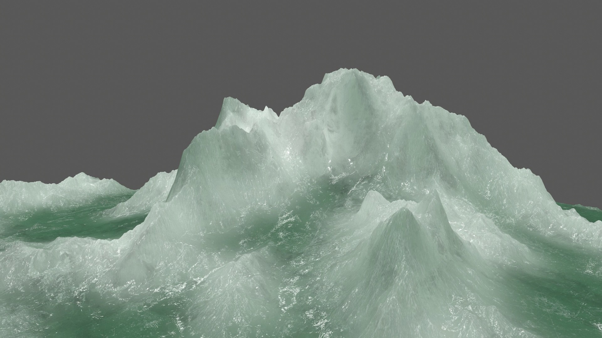 3D Ice Mountain - TurboSquid 1313374