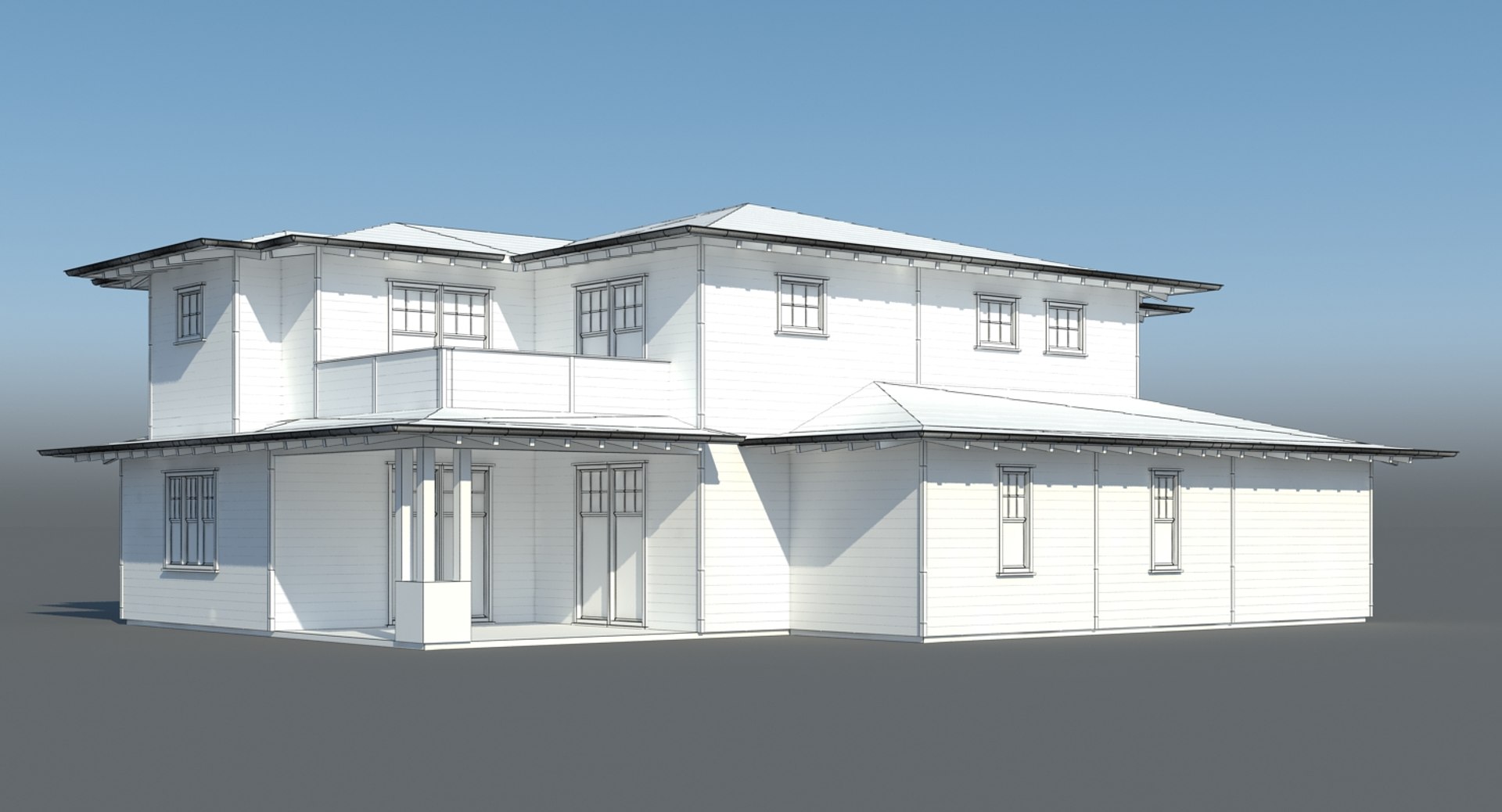 3d Max Family House