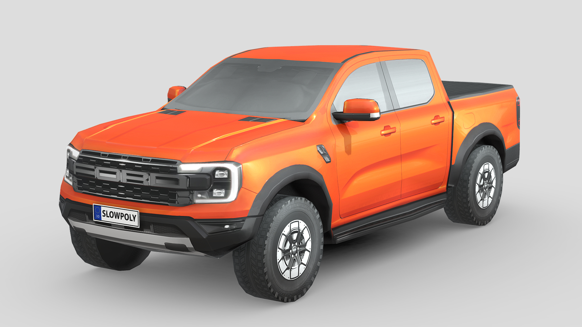 modelo 3d Ford Ranger Raptor 2023 - TurboSquid 2149884