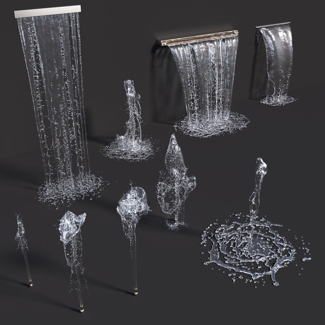 3D Model WaterCollection4 - TurboSquid 1866038