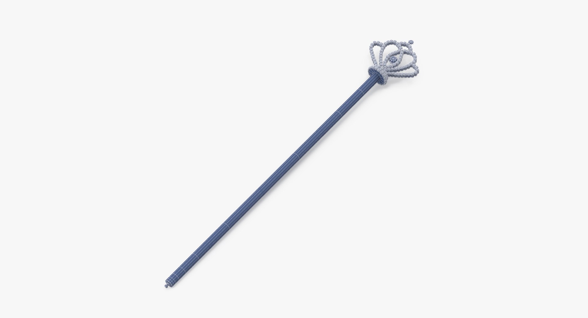 3d model princess scepter